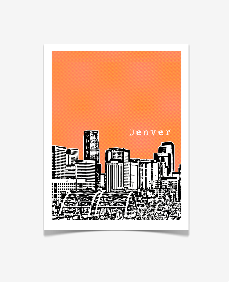 Buy This Classic Denver Colorado Poster Online | BirdAve