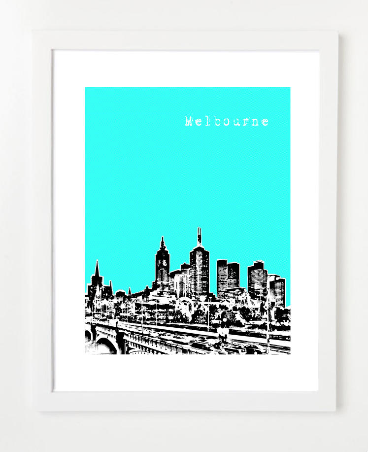 Buy This Classic Melbourne Australia Poster Online | BirdAve