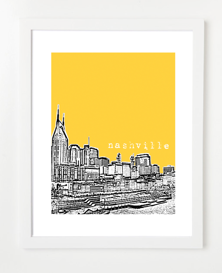 Buy This Classic Nashville Tennessee Poster Online | BirdAve