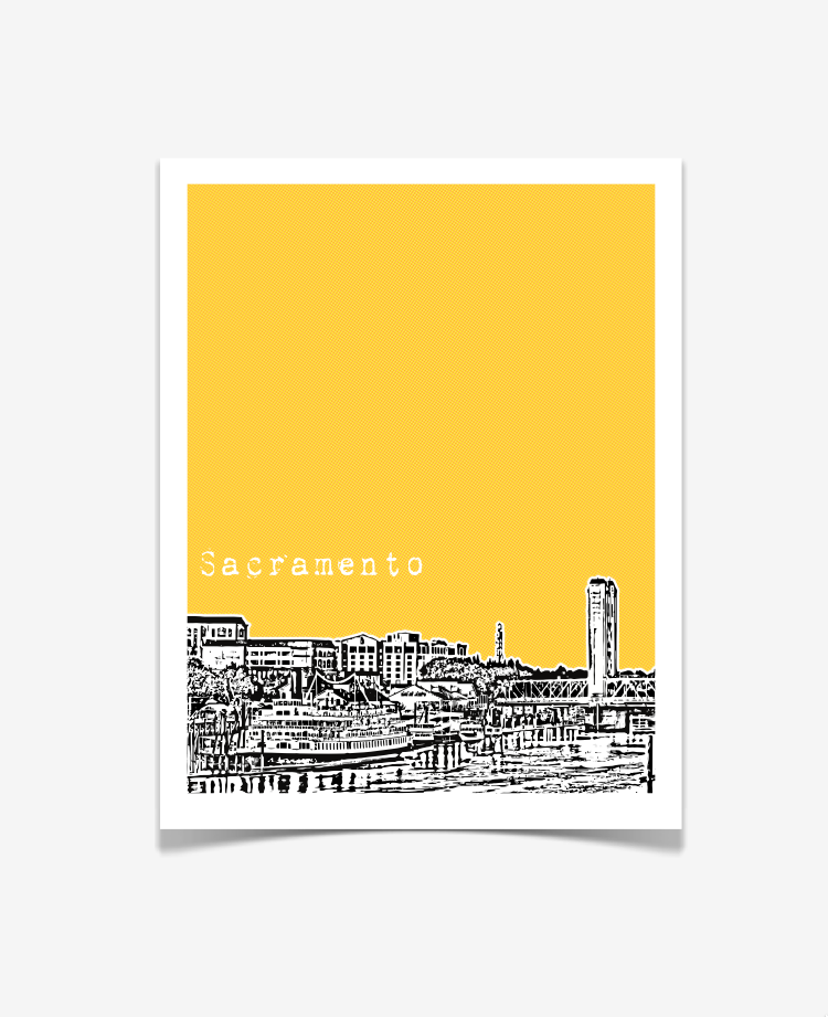 Buy This Classic Sacramento California Poster Online | BirdAve